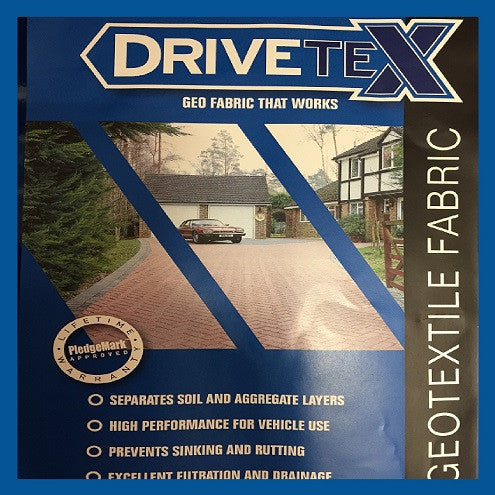 1m x 10m Geotextile Membrane / Driveway Fabric 90g – Ground Cover ...